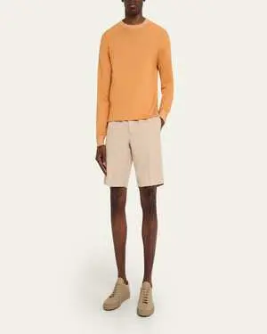 Fioroni Cotton And Cashmere Duvet Vanise Crewneck Sweater