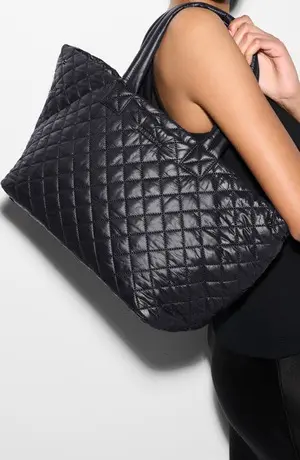 Mz Wallace Medium Metro City Tote - Black