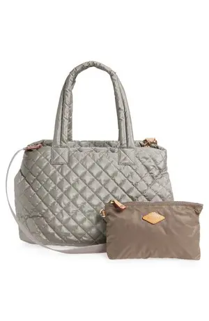Mz Wallace Medium Metro City Tote - Sable Pearl
