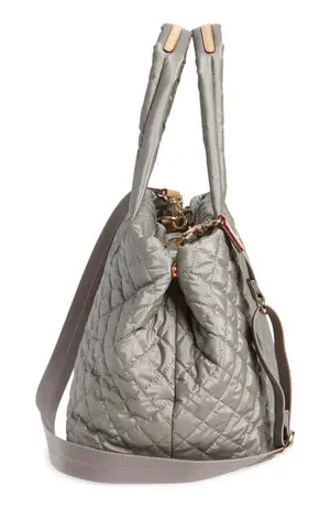 Mz Wallace Medium Metro City Tote - Sable Pearl