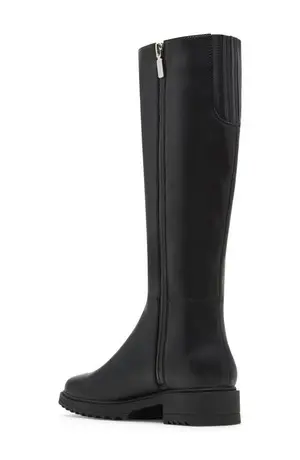 Blondo Colorado Waterproof Knee High Riding Boots - Black Leather