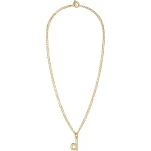 ROXANNE ASSOULIN ROXANNE ASSOULIN Puffy Initial Pendant Necklace Gold D