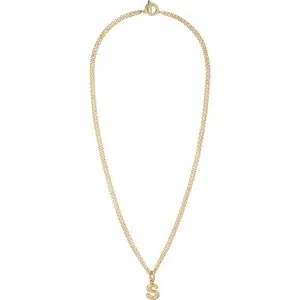 ROXANNE ASSOULIN ROXANNE ASSOULIN Puffy Initial Pendant Necklace Gold S