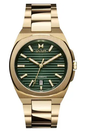 MVMT Odyssey Ii Automatic Bracelet Watch - Green