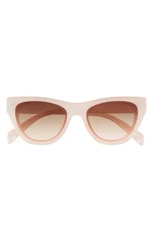 Bp. Flat Front Cat Eye Sunglasses Milky Pink