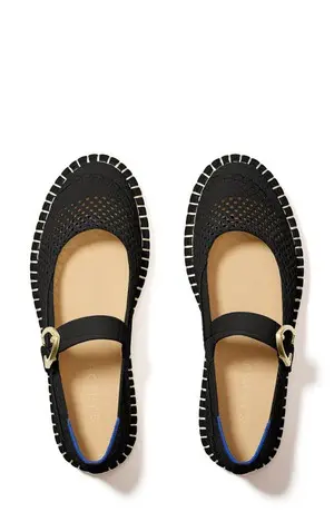 Rothy's Rothy's Espadrille Mary Jane Black