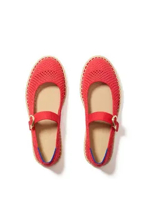 Rothy's Espadrille Mary Jane - Red Hot
