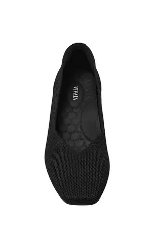 Vivaia Megan Square-toe Chunky Heels - Black