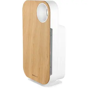 OVAL AIR 3-stage True Hepa Air Purifier - Light Wood