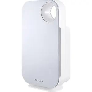 OVAL AIR 3-stage True Hepa Air Purifier - Silver