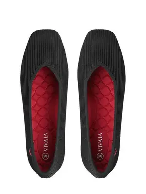 Vivaia Margot Lightweight Square-toe V-cut Flats