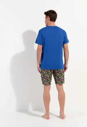 HOM Butterfly Print Short Sleeve Pajama Set