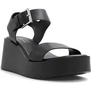 CALL IT SPRING BY ALDO Call It Spring Merisa Platform Wedge Sandal - Open Black