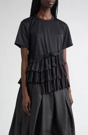Comme Des Garçons Tiered Ruffle T-shirt