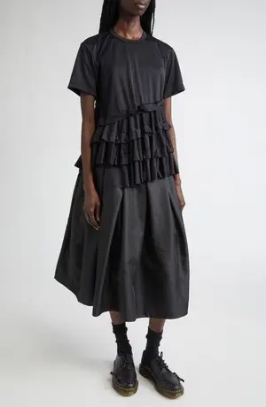 Comme Des Garçons Tiered Ruffle T-shirt