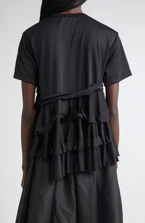 Comme Des Garçons Tiered Ruffle T-shirt