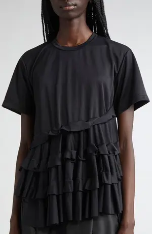 Comme Des Garçons Tiered Ruffle T-shirt