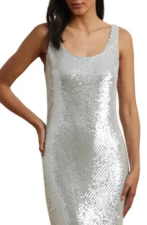 Ralph Lauren Sequin Column Gown