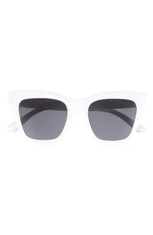 Bp. BP. Gradient Cat Eye Sunglasses White