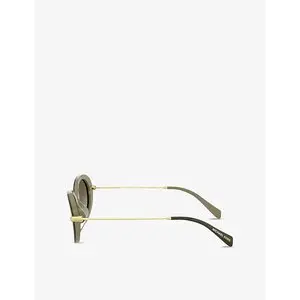 Michael Kors Rockaway Oval Sunglasses - Green