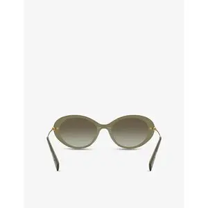 Michael Kors Rockaway Oval Sunglasses - Green