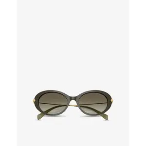 Michael Kors Rockaway Oval Sunglasses - Green