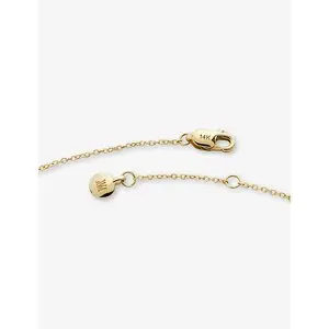 Monica Vinader Mini Initial 'r' Stamp Bracelet - Gold