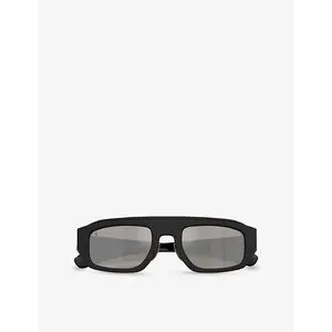 FERRARI Fh2010q Pillow-frame Sunglasses - Black