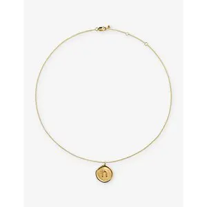 Monica Vinader Initial N Stamp Necklace - Gold