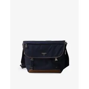 Prada Re-nylon And Leather Shoulder Bag