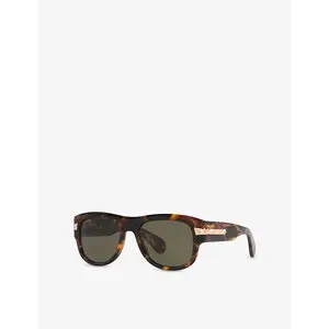 Gucci Gg1517s Square Sunglasses - Brown