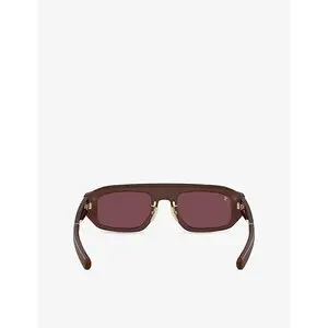 FERRARI Fh2010q Pillow-frame Sunglasses - Brown