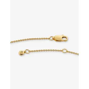 Monica Vinader Initial J Stamp Necklace - Gold