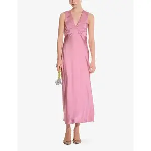 OMNES Nova Tie-back Maxi Dress - Pink