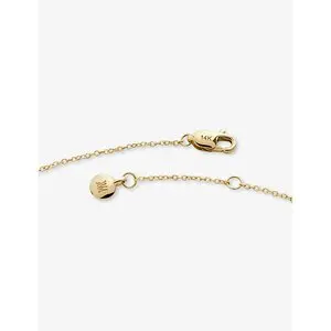 Monica Vinader Mini Initial J Stamp 14ct Yellow- Bracelet