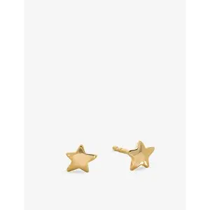 Monica Vinader Star Stud Earrings - Gold