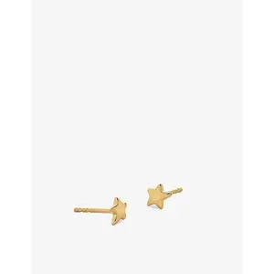 Monica Vinader Star Stud Earrings - Gold
