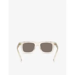 Moncler Me6004 Claro Square-frame Sunglasses - White
