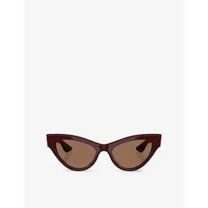 Oliver Spencer X Khaite Cat-eye Sunglasses - Red