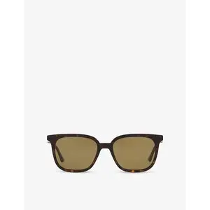 Gucci Gg1493s Square-frame Sunglasses - Brown