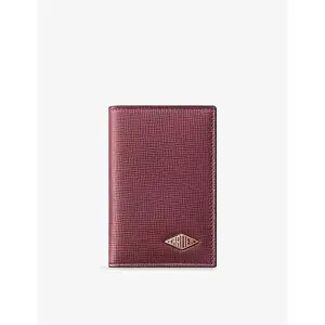 CARTIER Losange Leather Card Holder - Burgundy