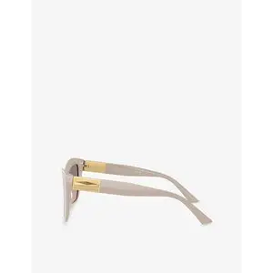 JIMMY CHOO Jc5031 Cat-eye-frame Acetate Sunglasses - Grey