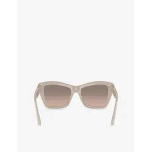 JIMMY CHOO Jc5031 Cat-eye-frame Acetate Sunglasses - Grey
