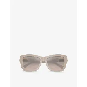 JIMMY CHOO Jc5031 Cat-eye-frame Acetate Sunglasses - Grey