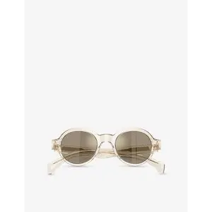 Moncler Me6003 Rondosa Round-frame Sunglasses - White