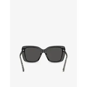 Burberry Be4456 Square Sunglasses - Black