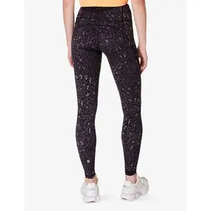 Sweaty Betty Power Workout Abstract-print Stretch-woven Leggings - Blckluxe Leopprint