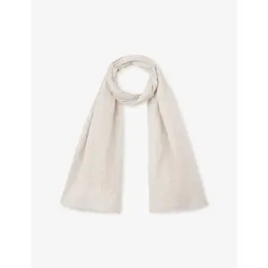 THE WHITE COMPANY Gauze Linen Scarf - Salt