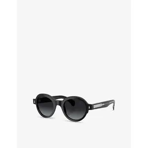 Moncler Rondosa Round-frame Sunglasses - Black