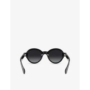 Moncler Rondosa Round-frame Sunglasses - Black